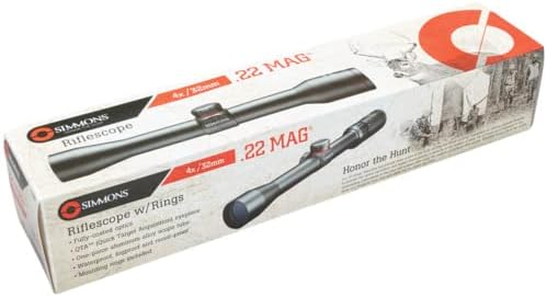Simmons Truplex .22 Mag 4x32 Riflescope, Rimfire Rifle Scope with True ...