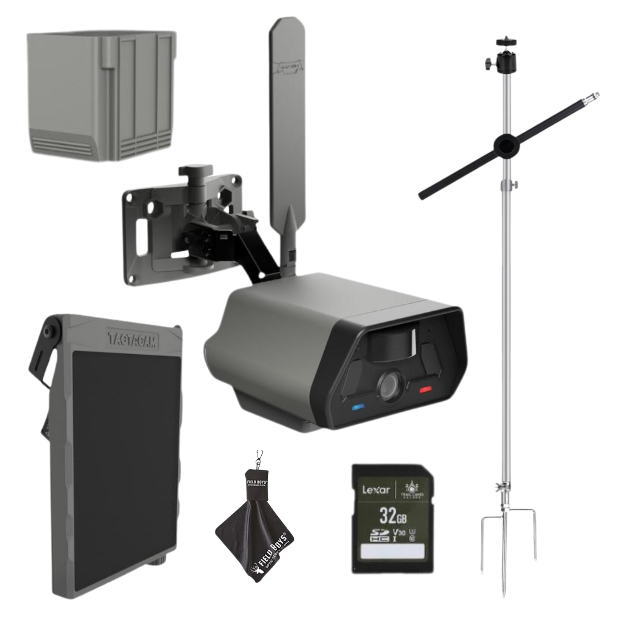 Full Kit Bundle! Tactacam Defend Security Camera No Wi-Fi Needed, Cell ...